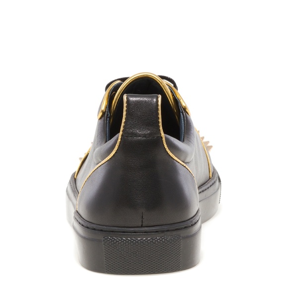 Jump | Shoes | Jump Newyork Zeek Black Gold Low Top Spike Sneaker ...
